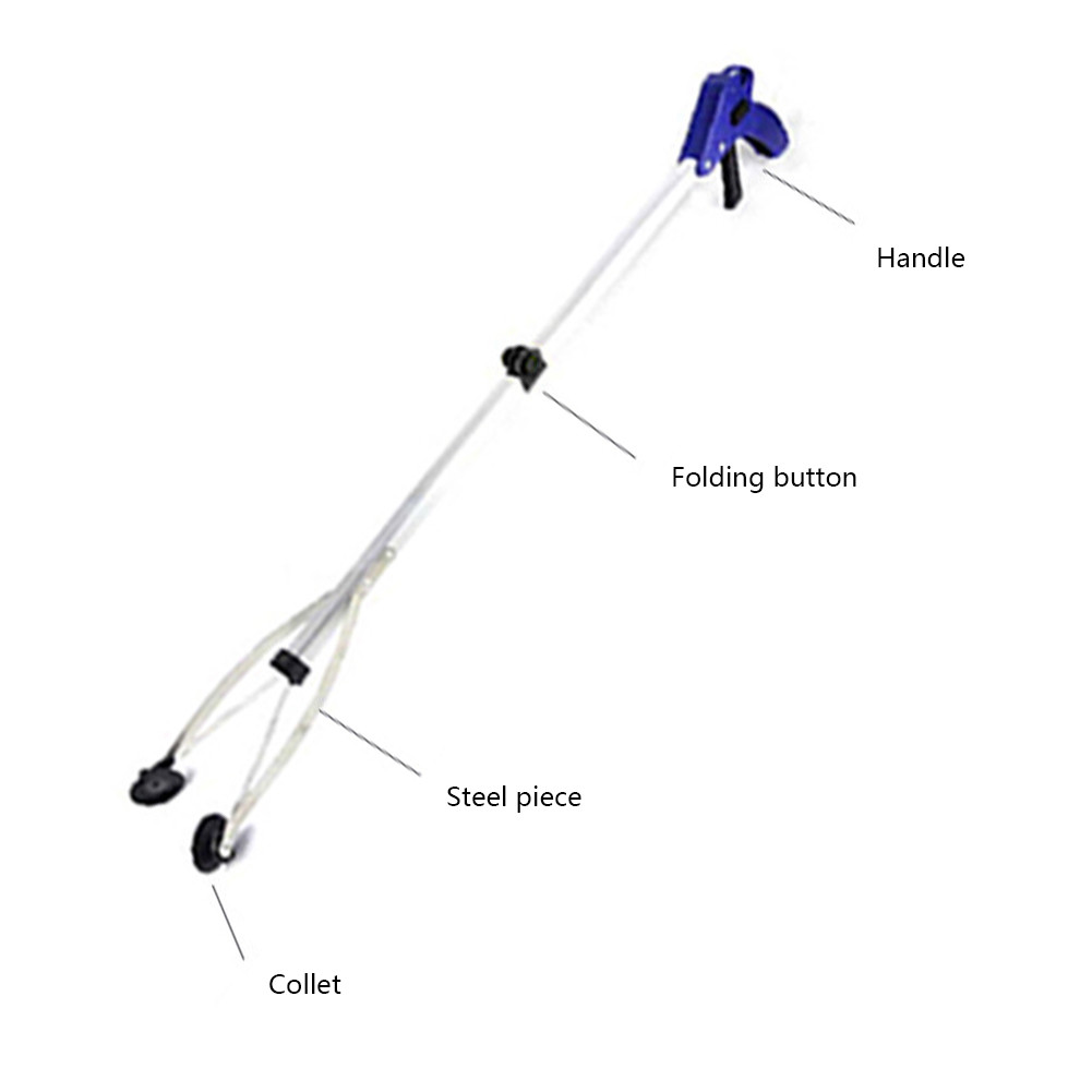 Garbage Picker Folding Litter Picker Aluminum Alloy Reacher Grabber ...