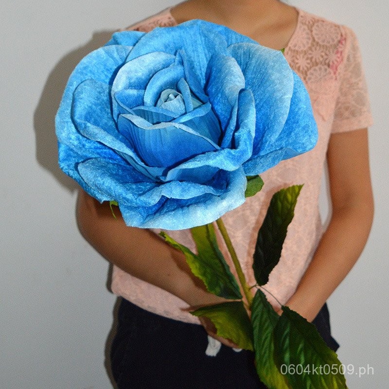 Props Stage Decoration Flower Rose Flower Big Red Background Velvet ...