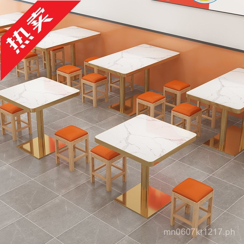 Combination Milk Tea Rice Noodles Breakfast Dining Table Chair Snack ...