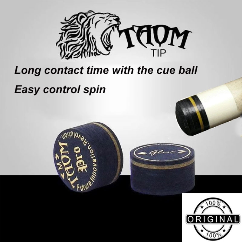 Taom Pro Cue Tip M Billiard Tip Original - Billiard Cue Tip Elastic ...
