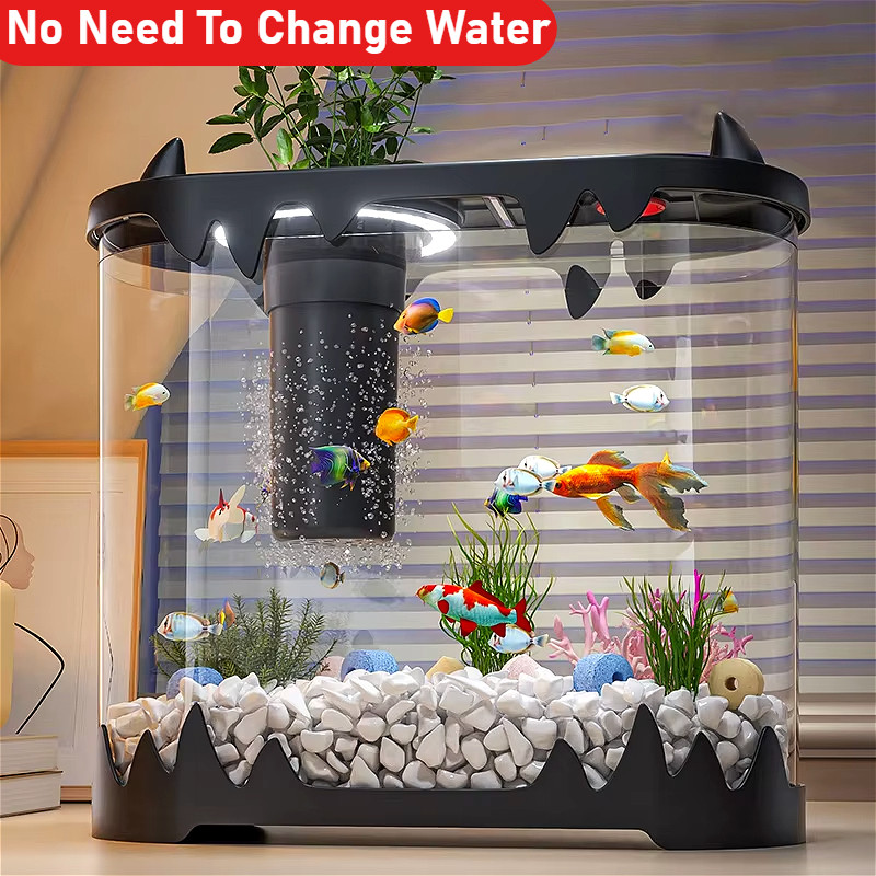 Fish Tank Living Room Small Mini Douyu Tank Household Tabletop ...