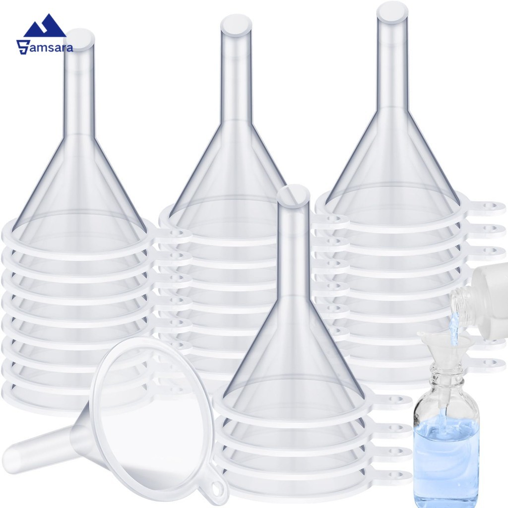 Mini Transparent Funnel - Small Mouth Liquid Oil Hopper Plastic Gadgets ...