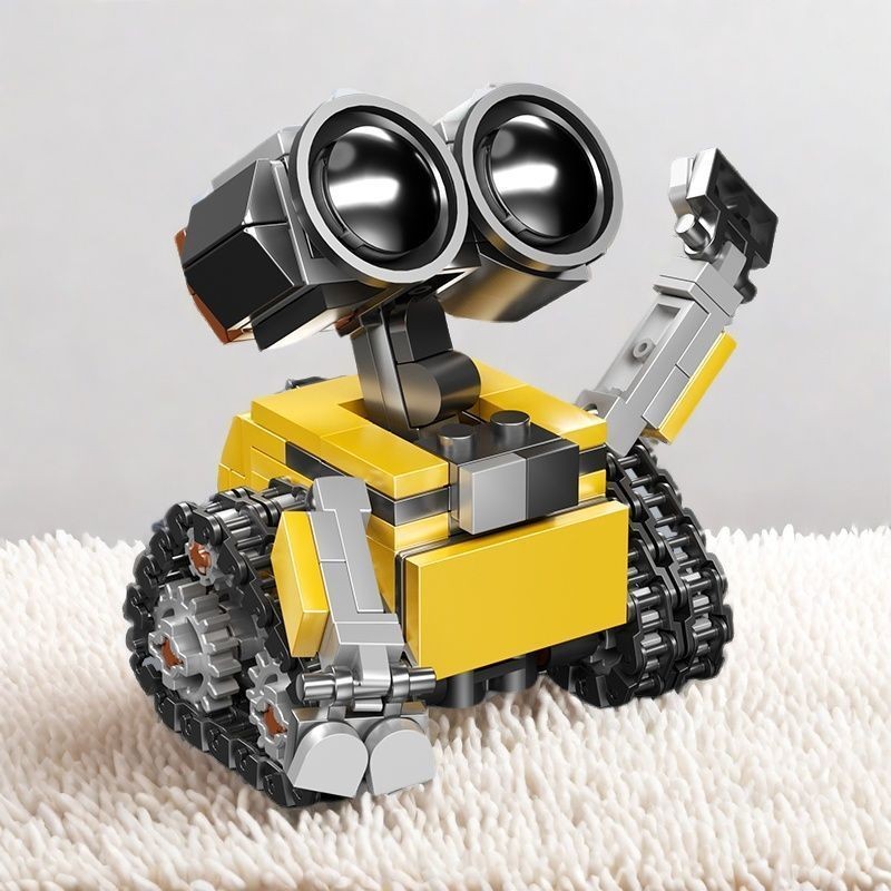 Mini Eva Wally Robot Educational Assembly Toy Figure Wally Robot Figure ...