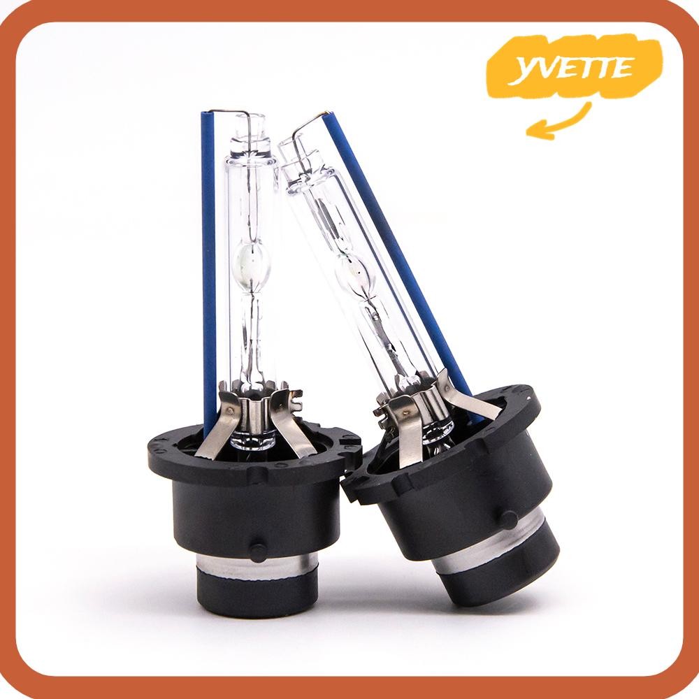 YVE 2pcs Xenon Headlight, Direct Replacement Warm White HID Headlight, 35W 4300K/6000K/8000K D2S ...
