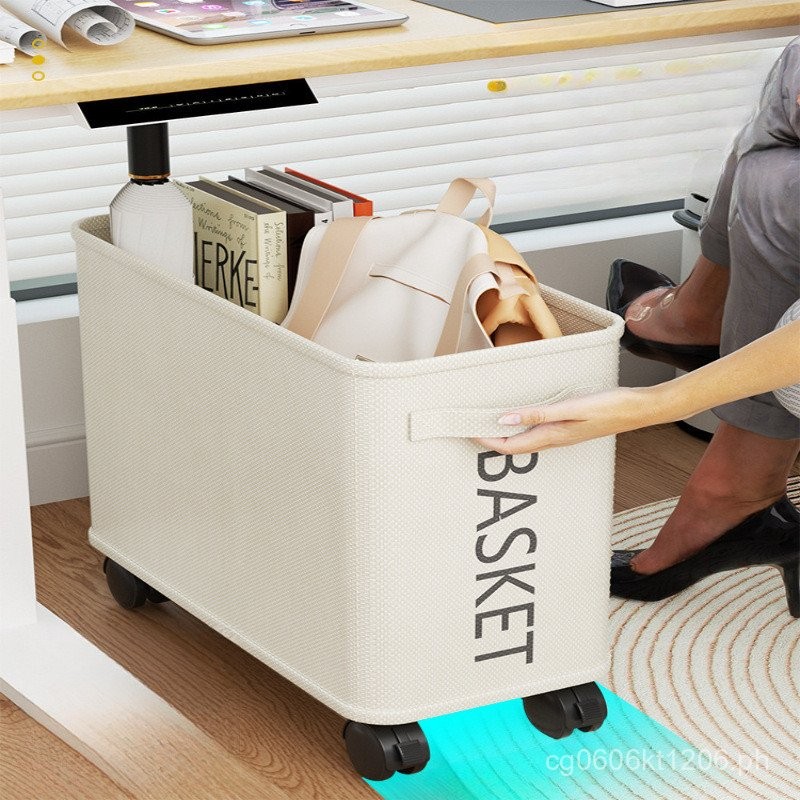 Mobile Storage Basket for Backpacks, Small Trolley, Dormitory Desk ...