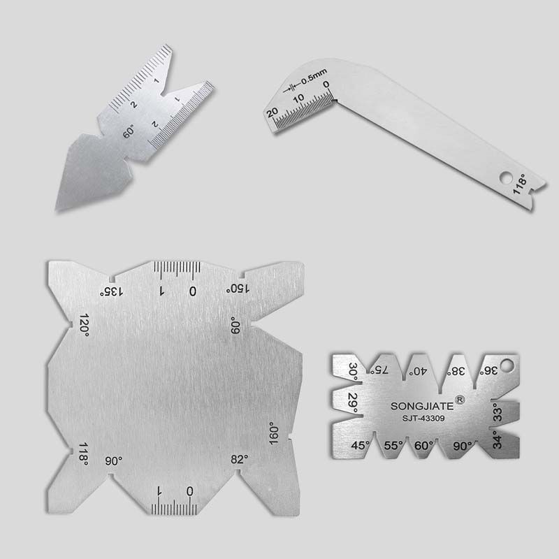 Stainless Steel Template Tool Angle Turning Tool Angle Ruler Drill Bit ...