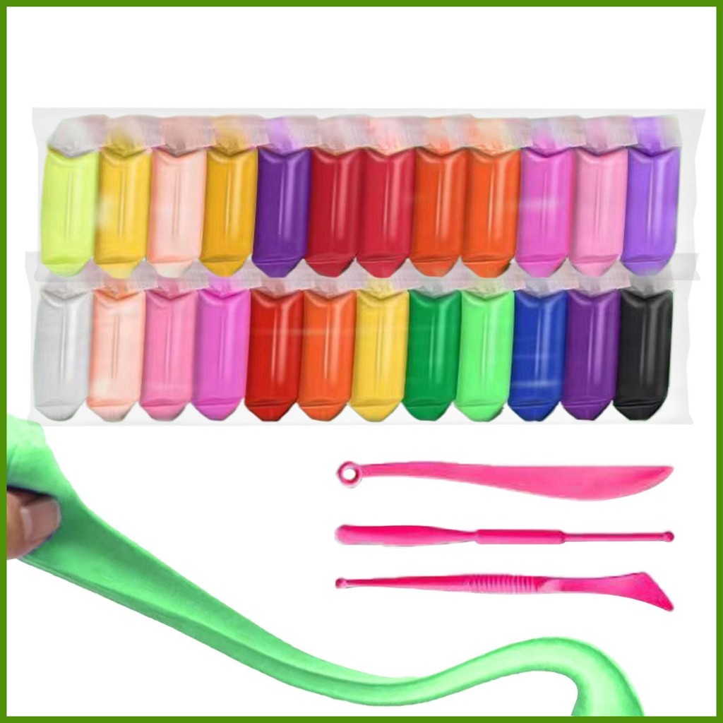 Clay Modeling Kit Multi-colors Air Dry Clay Kit for Kid Non-stick Safe ...