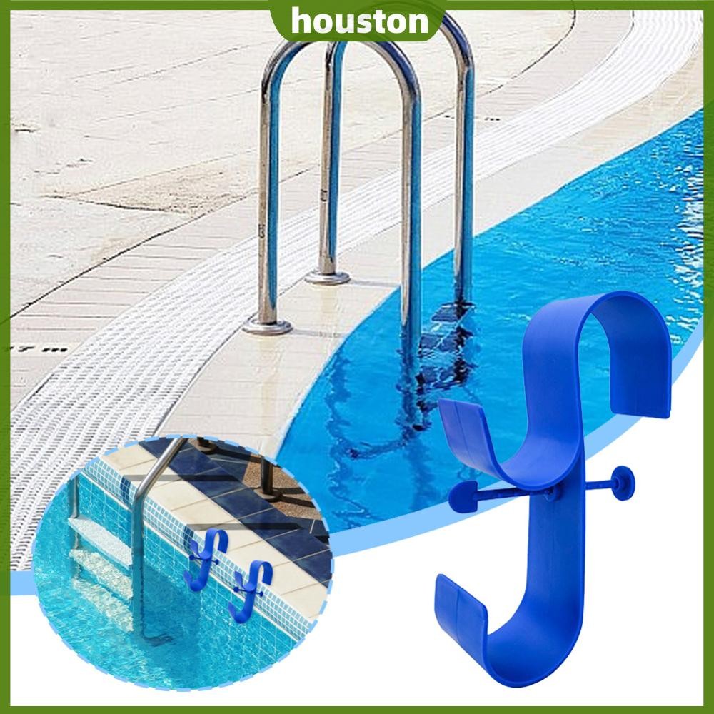 Poolside Pool Leaf Skimmer Net Holder Pool Brush Hanger Tool Plastic ...