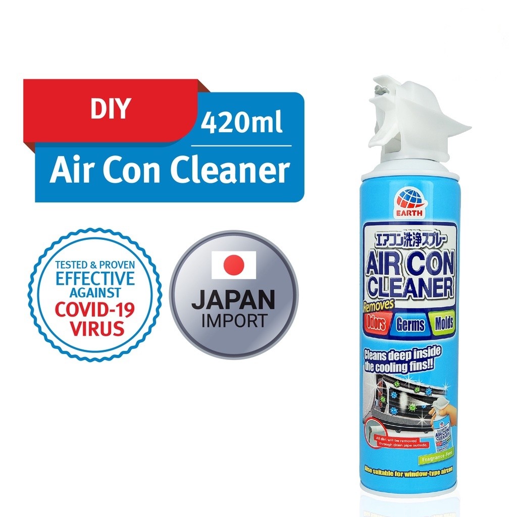 NO.1 Earth Non Fragrance Aircon Spray Cleaner +Dust Suppressor Agent ...