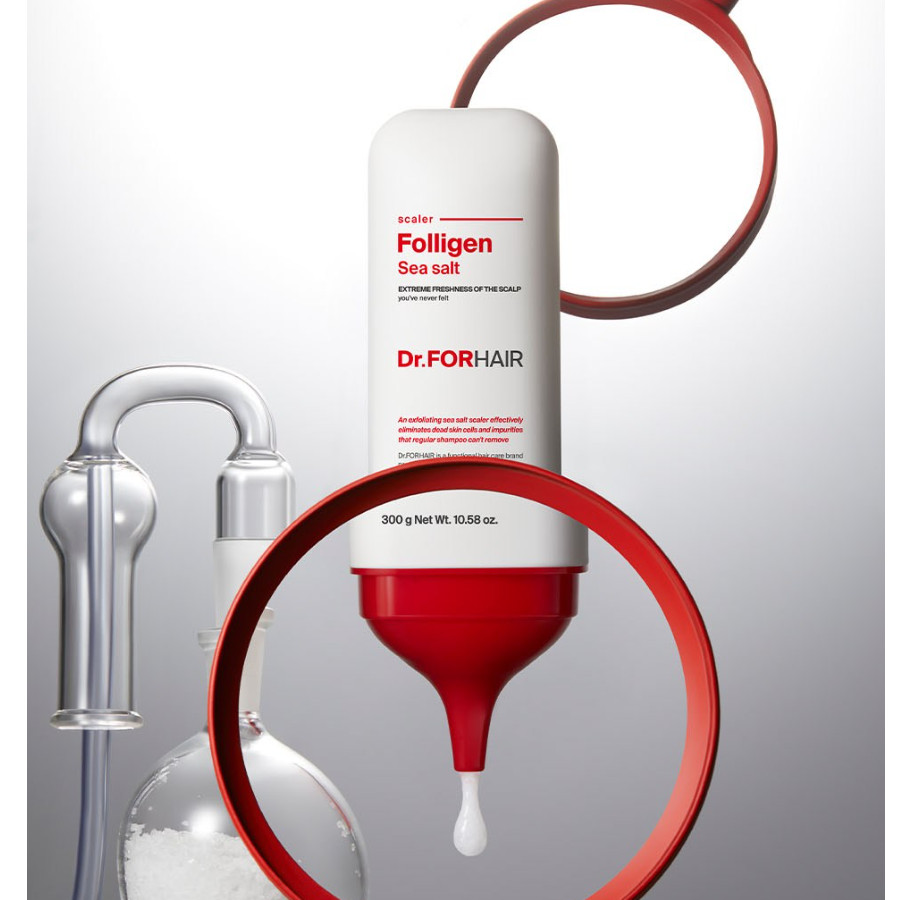 [DR.FORHAIR] Poligen Sea Salt Scaler 300g, Scalp Pack 250ml | Shopee ...