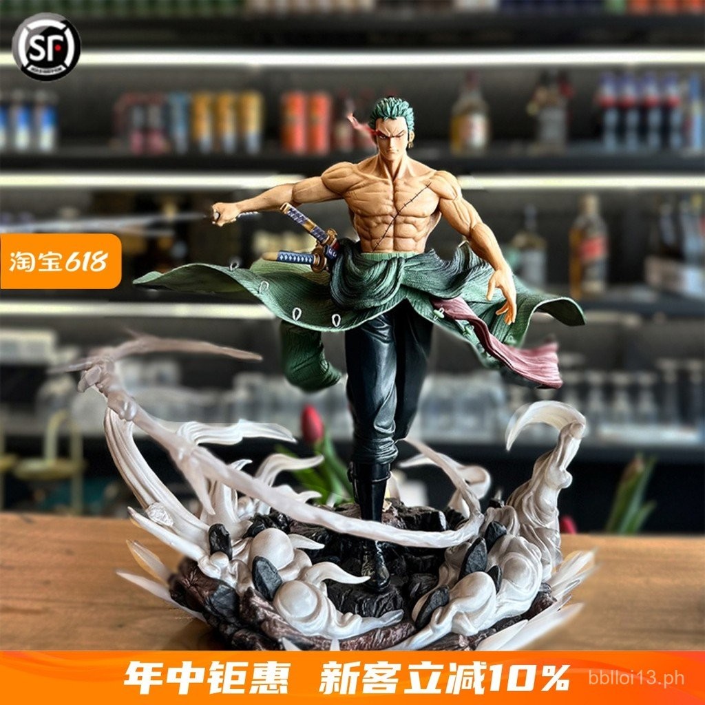 One Piece GK Japanese Version Double-Headed Sculpture Straw Hat Crewman ...