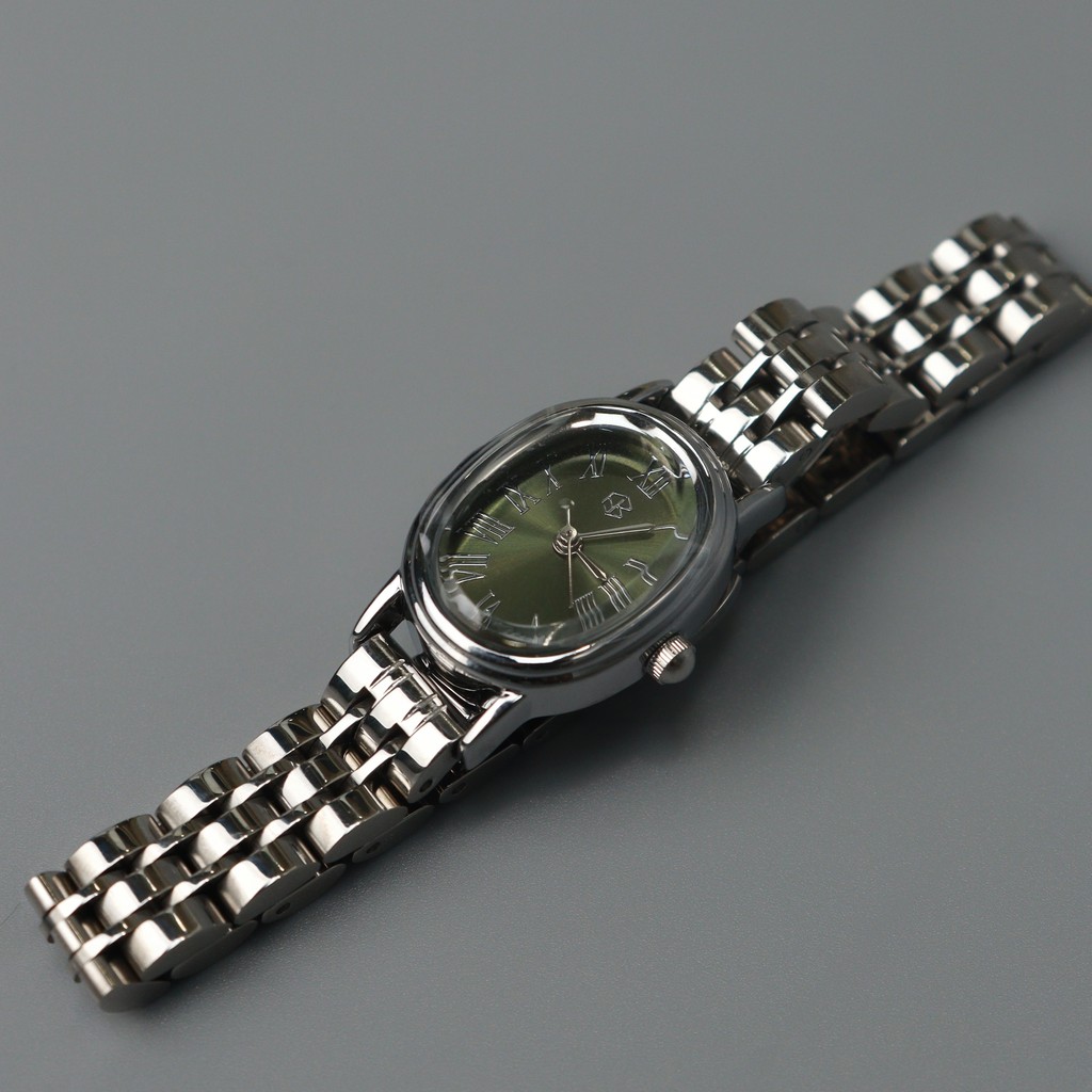 HB Jewelry MONTRE Oval Mint Green Dial Watch Fashion Quartz Timepiece ...