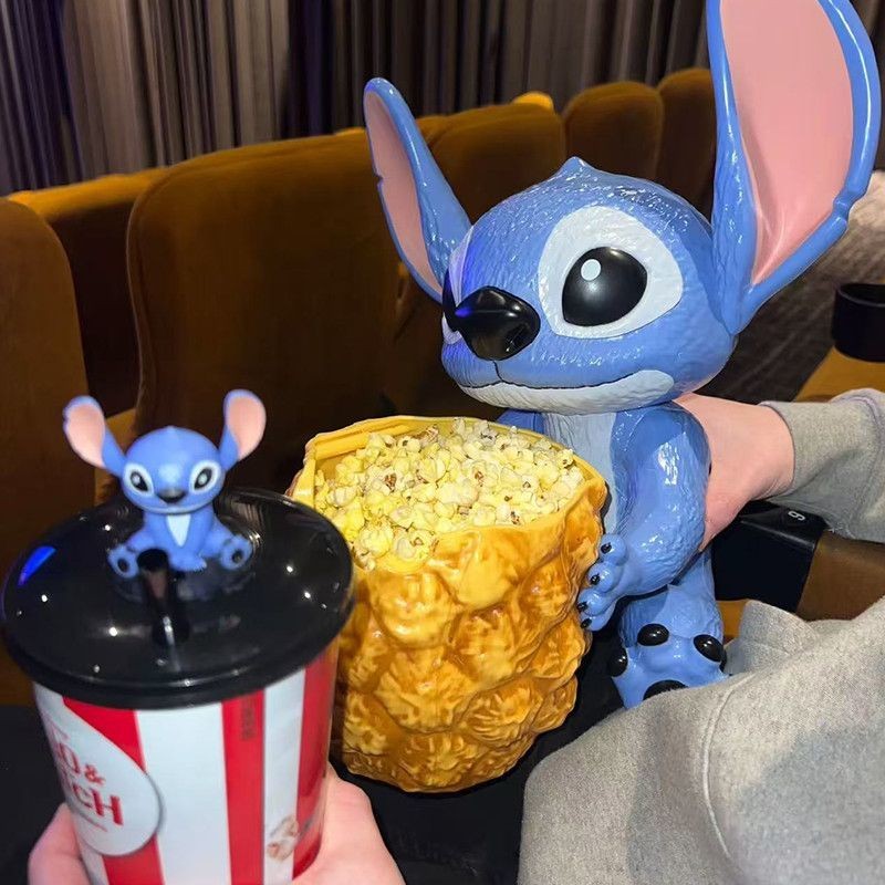 2025 Stitch Popcorn Bucket Stitch Anime Movie Merchandise Shanghai ...