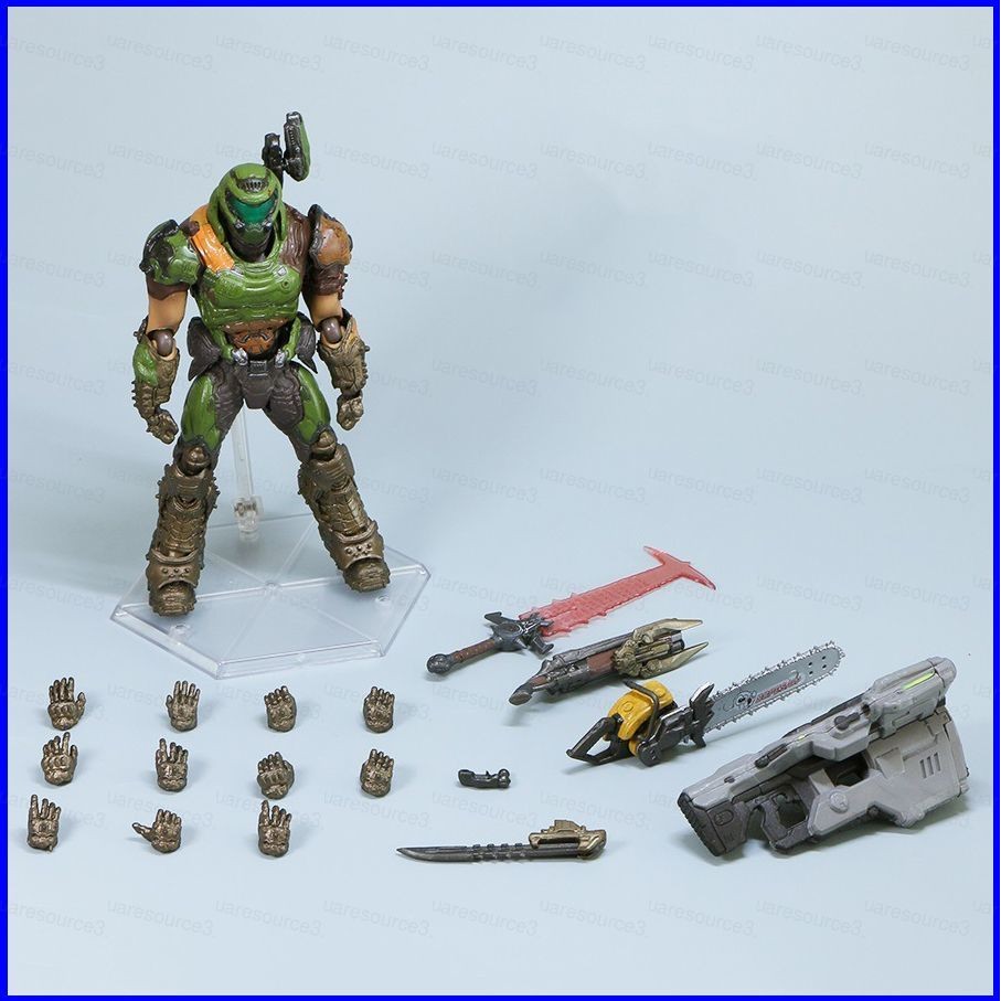 SQ3 Doom Eternal Doom Slayer Action Figure Figma Movable Joint Model ...