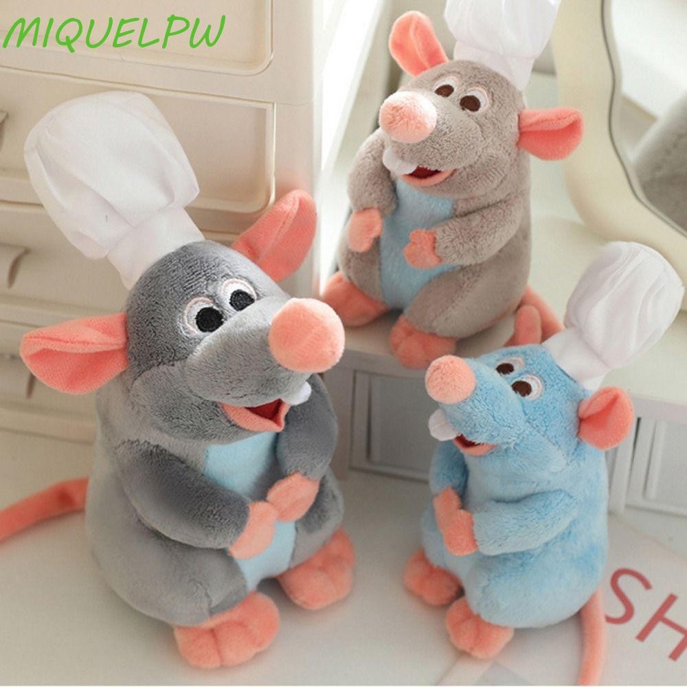 MIQUELPW Ratatouille Chef Remy Plush Toy, Cooking Mice Plush Dish Mouse ...