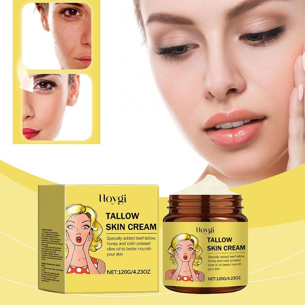 Beef Tallow Honey Balm Beef Tallow Face Moisturizer Roughness Cream ...