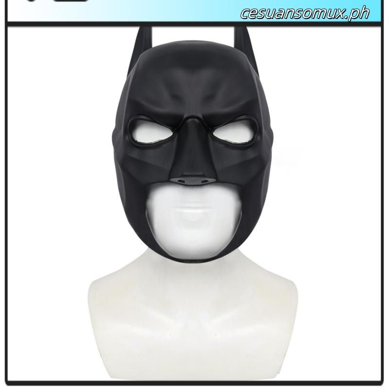 Batman Full Mask With Cowl The Dark Knight Rises Latex Helmet Adult ...