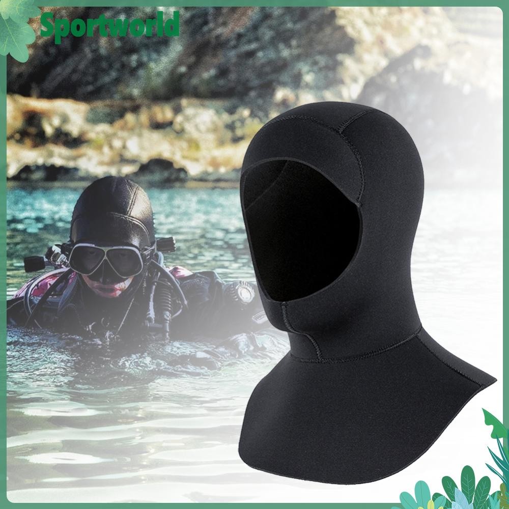 3mm Surfing Thermal Hood UPF50+ Neoprene Wetsuit Hood Underwater Hoods ...