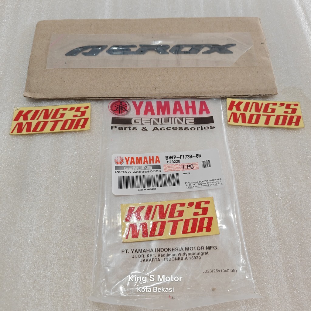 YAMAHA AEROX ALPHA ALPA ALFA TURBO LOGO EMBLEM BLACK BWP F173B 00 ...