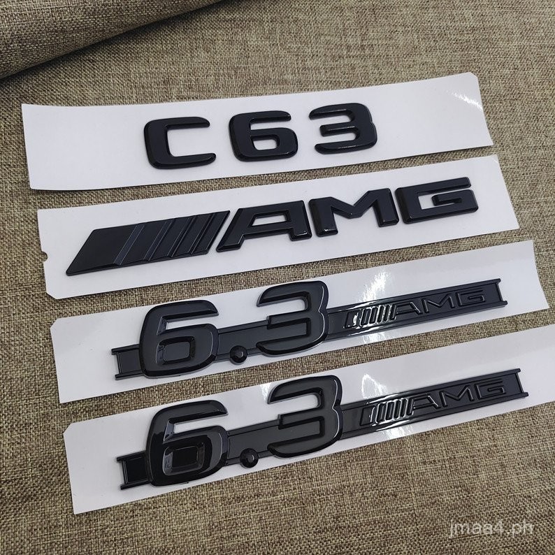 Applicable to Mercedes-Benz C Level AMG Car Logo C43 C63s End mark V8 ...