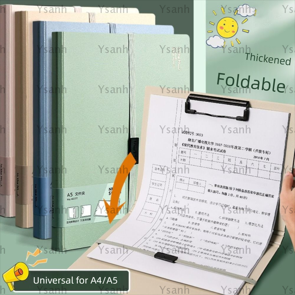 YSANH Foldable Folders, Organize Artifacts A4 To A5 Folding Board ...