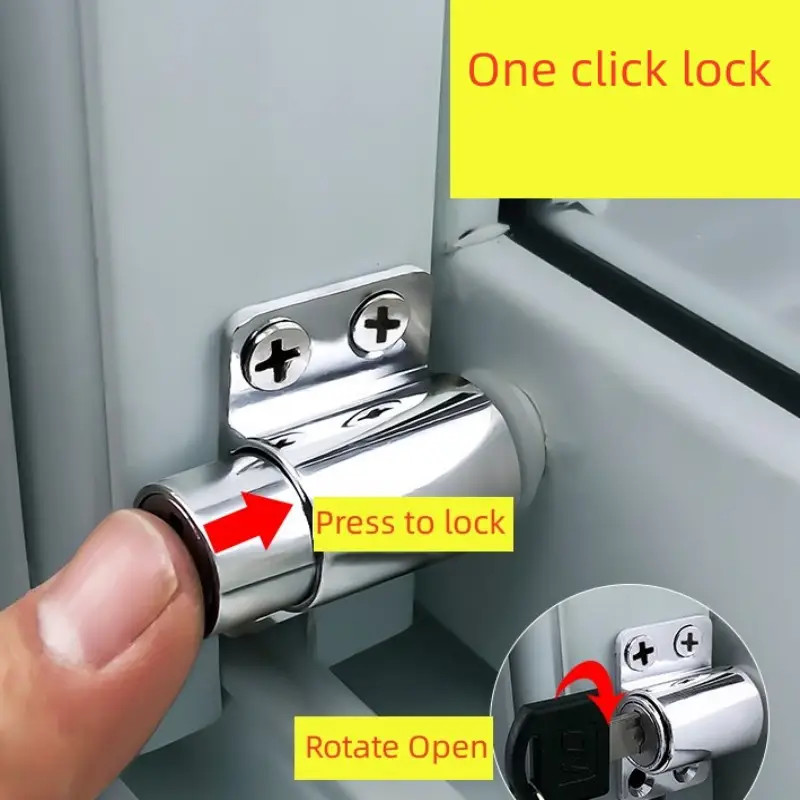 2Pcs Window Lock Sliding Patio Door Catches Set Glass Door Patio Window ...