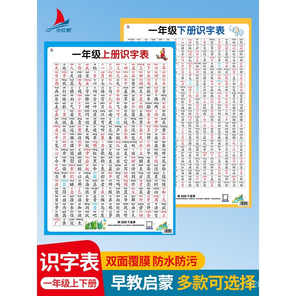 First Grade Elementary School Chinese Language Textbook Learning Chart ...