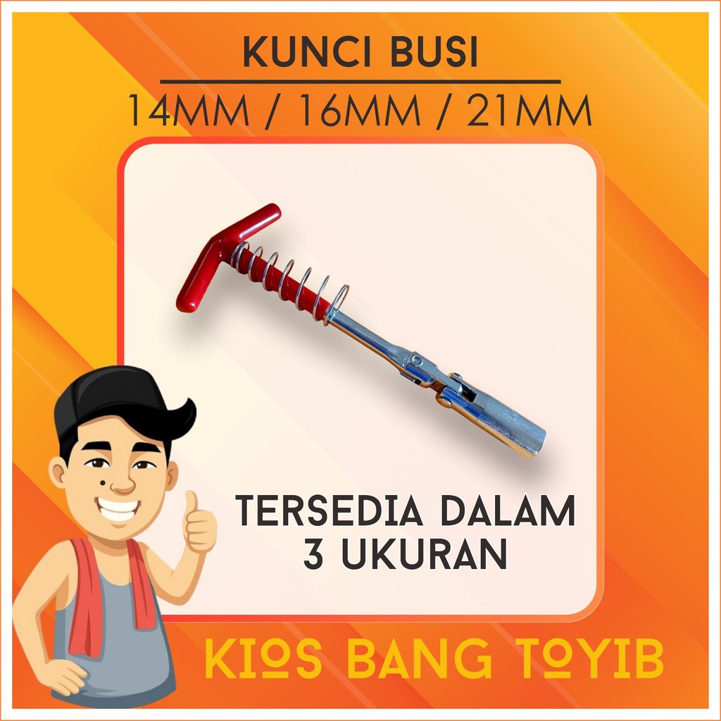 Car Motorcycle Flexible Spark Plug Key 14 / 16 / 21 Matic Bebek 4T (AAA ...