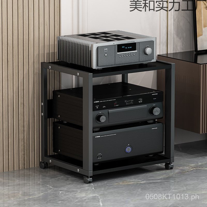 Home Theater Multi-layer Movable Amplifier Stand Adjustable Storage ...