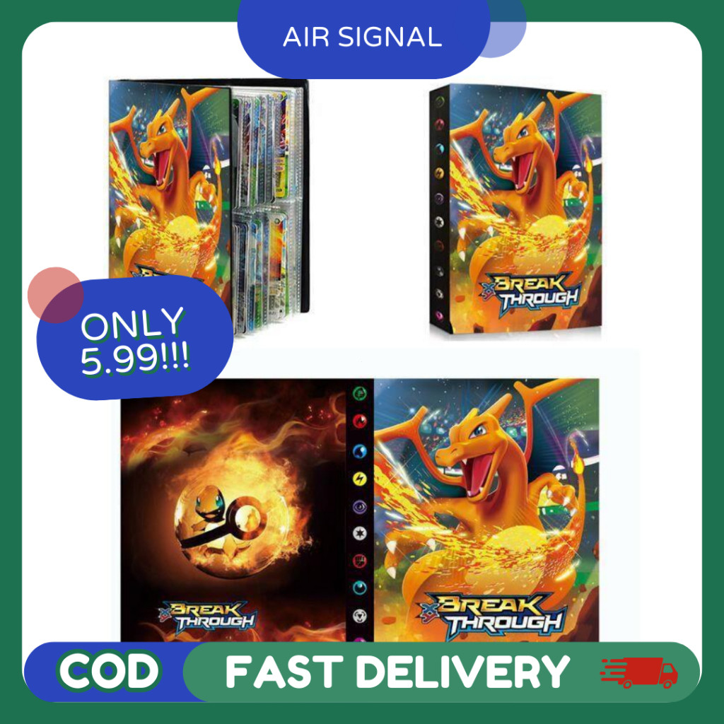 240 Cards Pokemon Album Book Anime Map Game Pokémon cards Collection ...