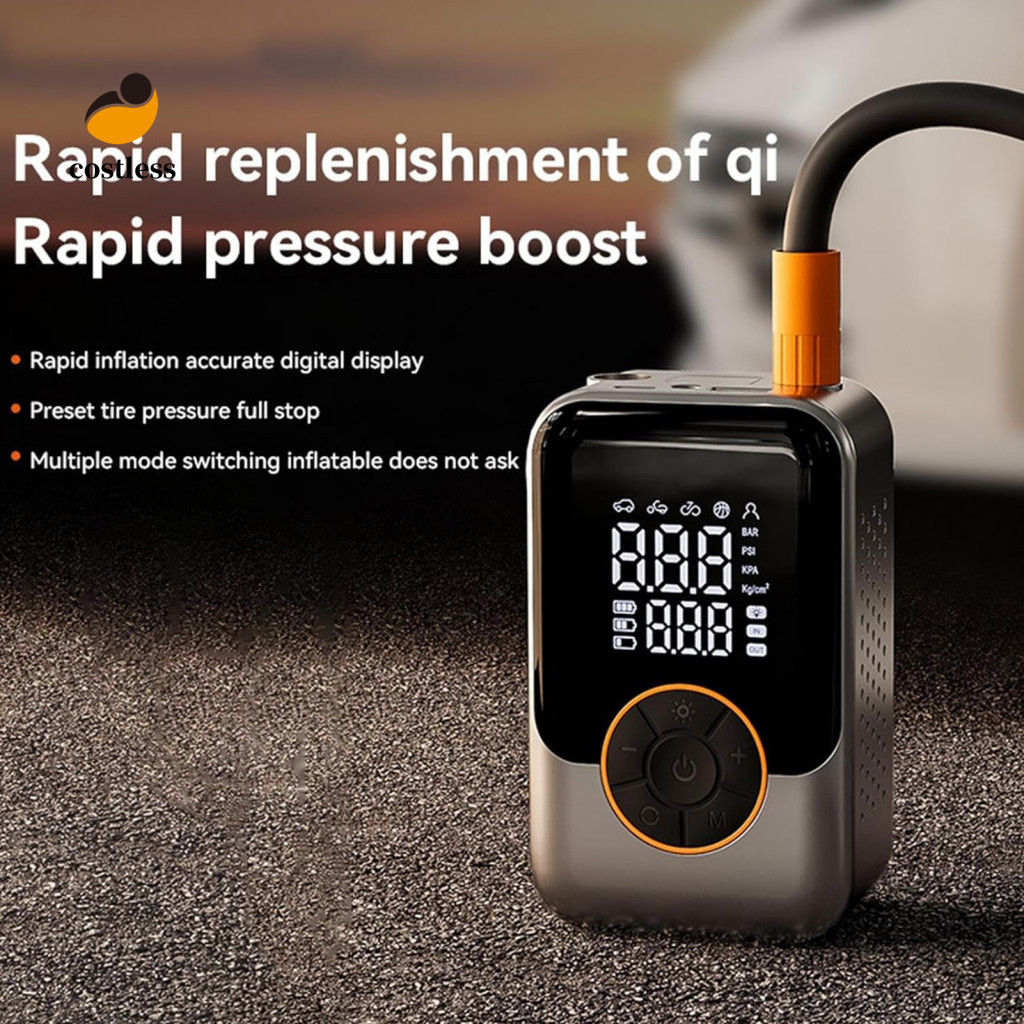 costless Multifunction Tire Inflator Compact Size Air Compressor ...