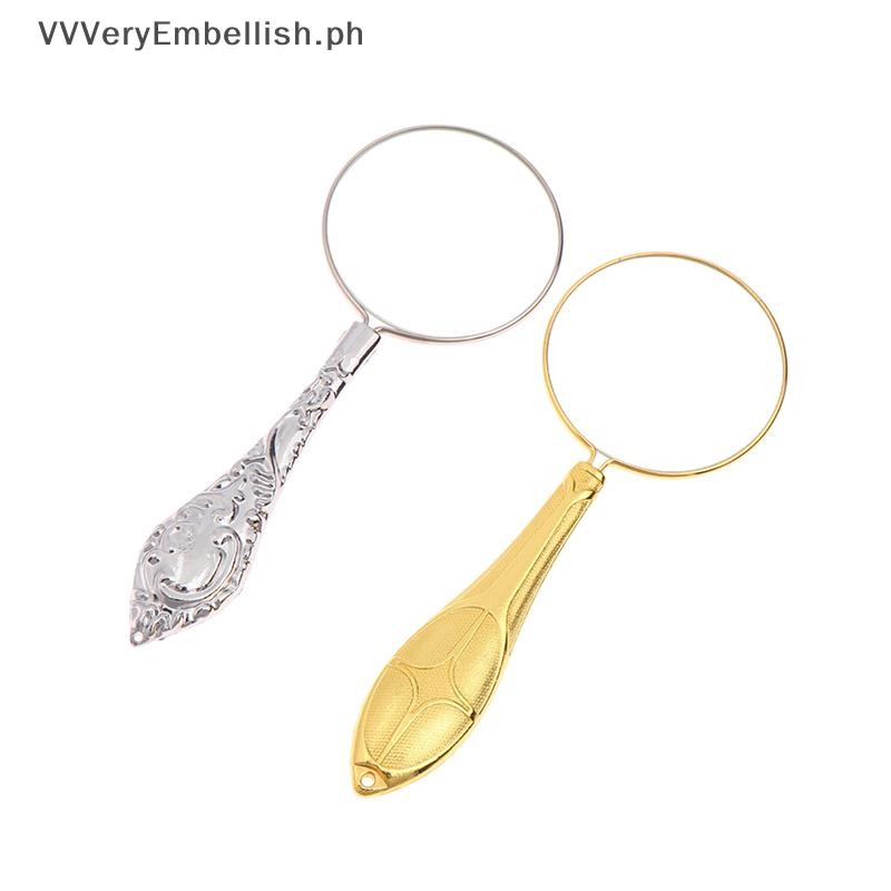 VVVeryEmbellish Magnifying Glass Portable Handheld 5X Magnifier ...