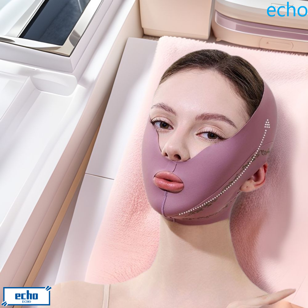 ECHOTHREAD Face Slimming Bandage, Anti Wrinkle Breathable V Line Face ...