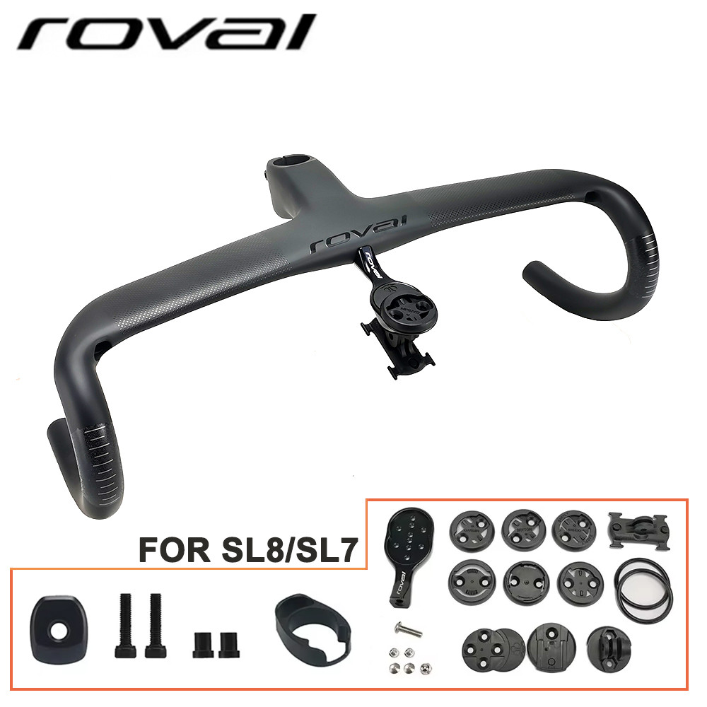 SL8 Road Bicycle Handlebar T1000 Carbon Full Internal Cable Routing ...