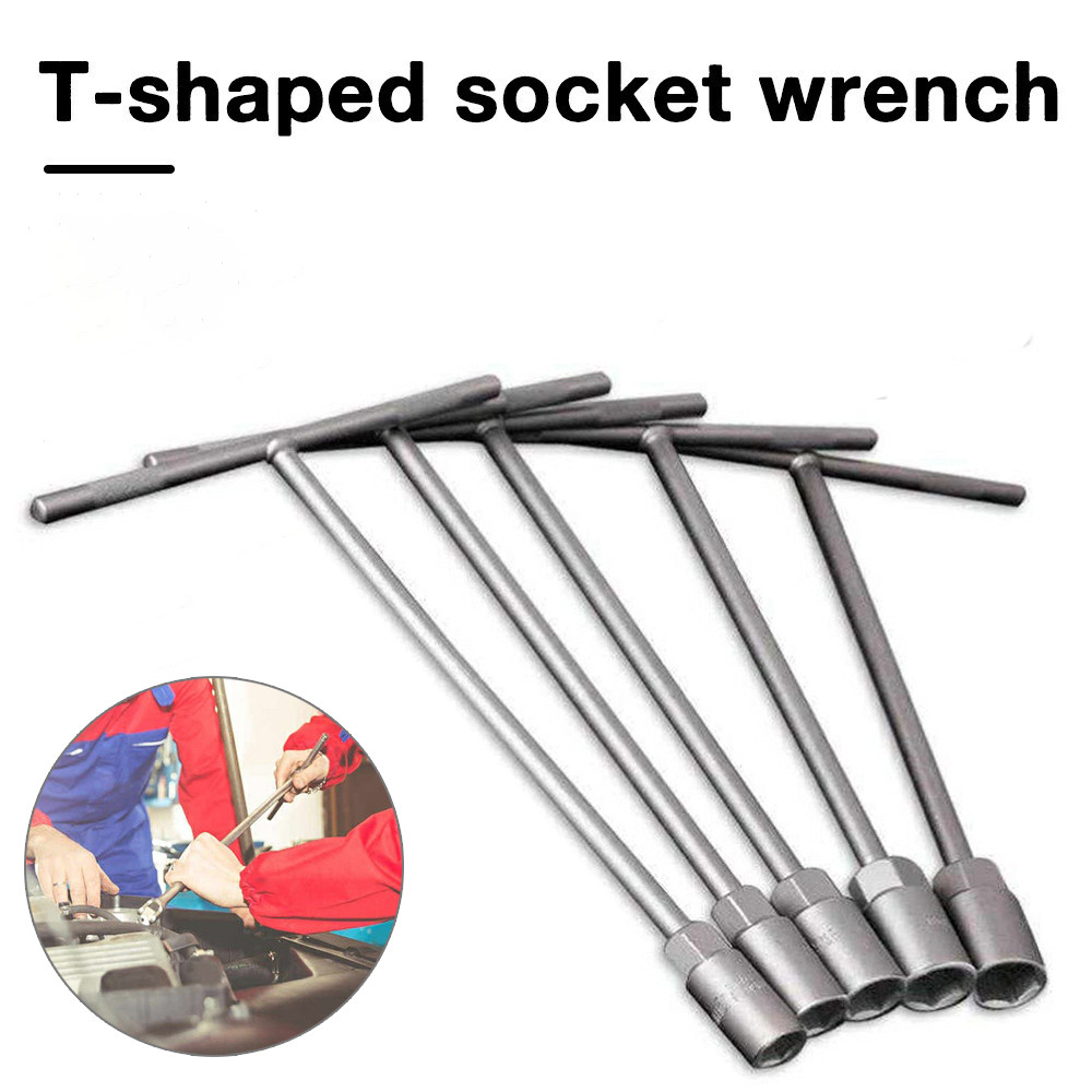 T-wrench wrench Auto maintenance tool Extended hexagonal T-socket ...