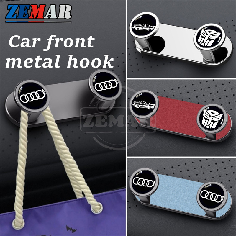 Audi Car Front Hook Metal Car Mounted Hooks Front Row Multifunctiona ...