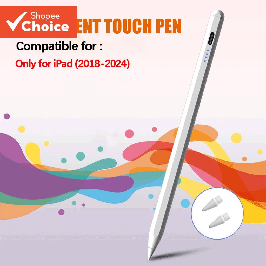 Active Capacitive Stylus With 2 Replaceable Tips for iPad (2018-2024 ...