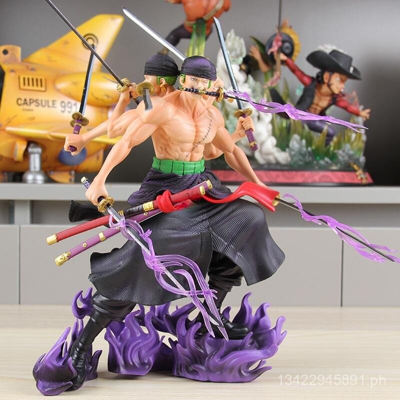 Sauron One Piece Hand-Made Zoro the Swordsmans Asura Three Heads and ...