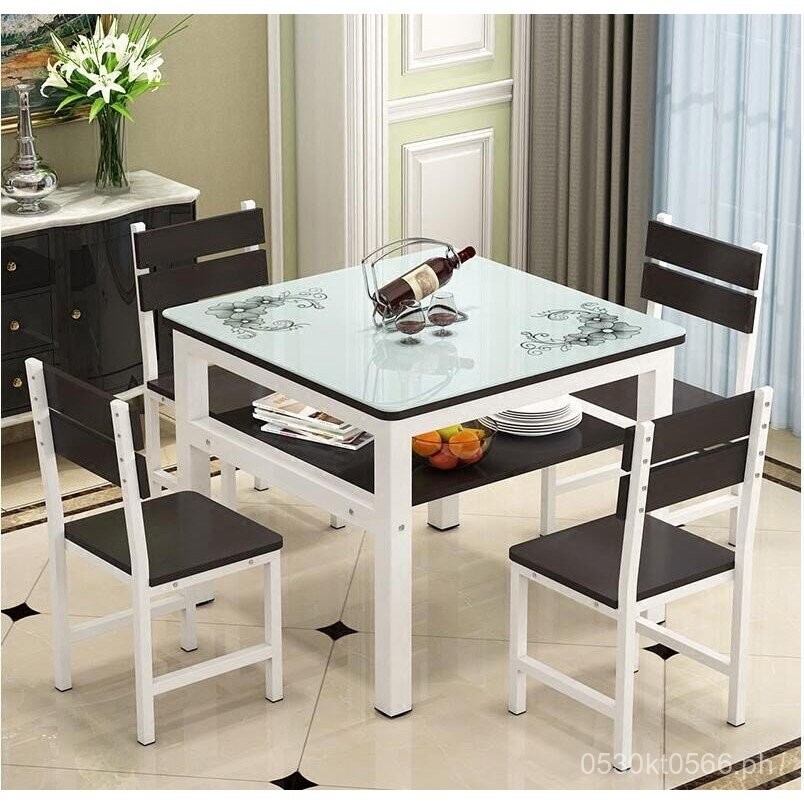 Household Dining Table Double Layer Multi-layer Small Square Table ...
