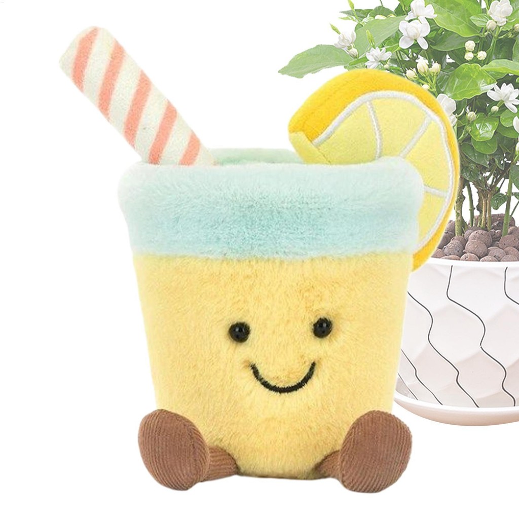 Jellycat Amuseables Lemonade Plush Toy Adorable Stuffed Lemonade ...