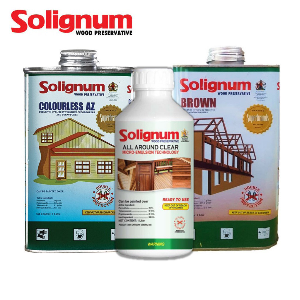 Solignum Wood Preservative Anti Termite Anay - 1L | Shopee Philippines