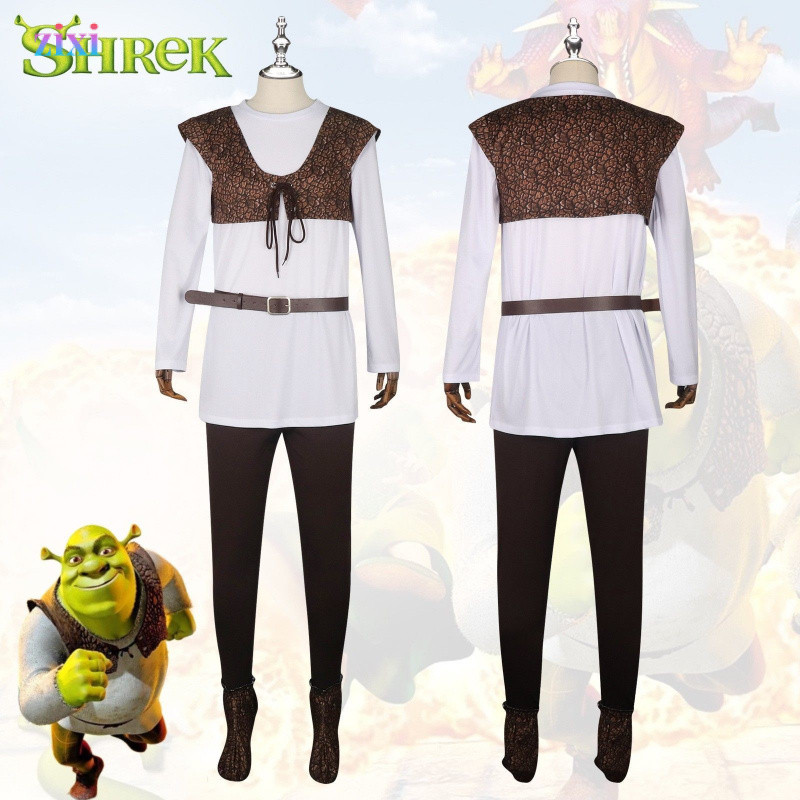 Shrek Monster Cosplay Costume Shrek Replica Halloween Role Play Full ...