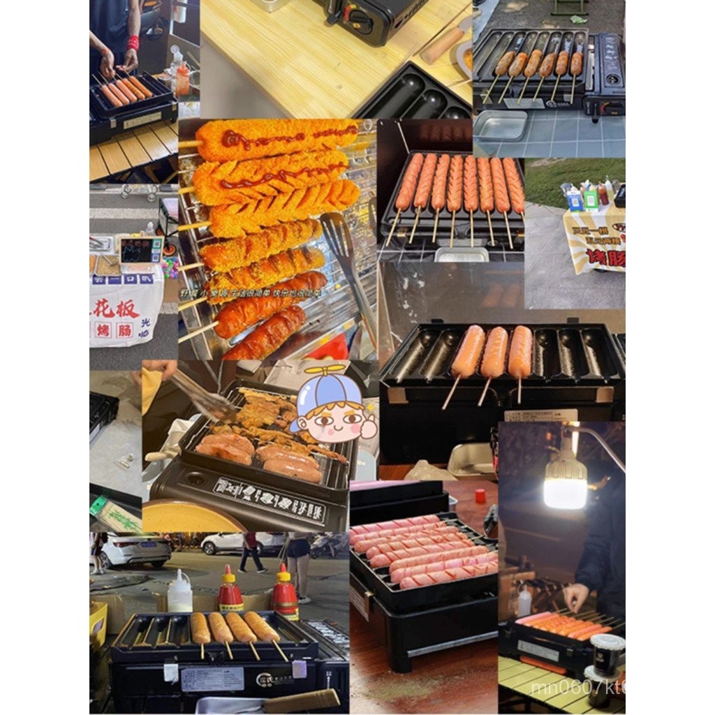 Roast sausage machine j8New Hot Dog Commercial Small Automatic Sausage ...