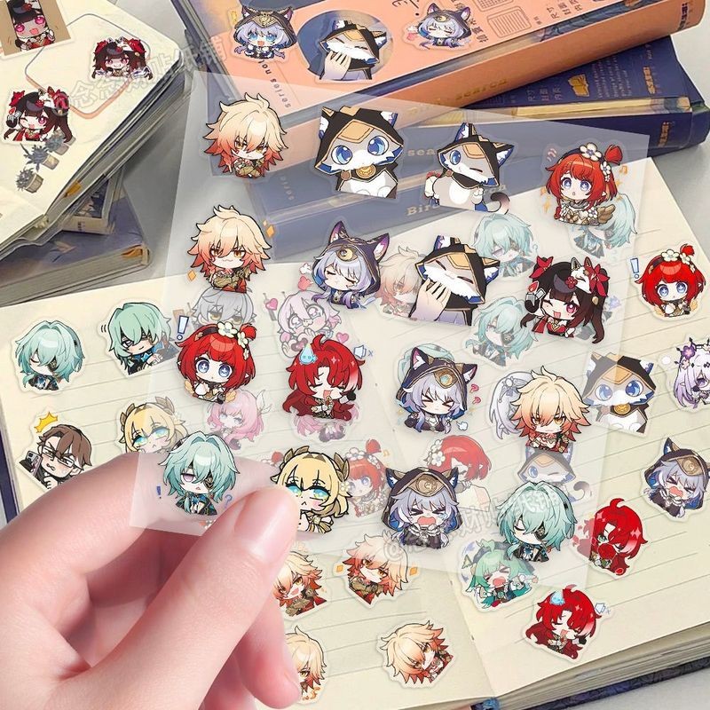 100Pcs/Set Game Honkai: Star Rail Stickers DIY Scrapbooking Journey ...
