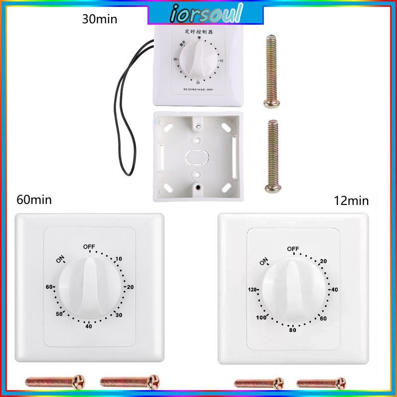 IOR AC 220V 2000W Timer Switch Control Pump Mechanical Countdown Control | Shopee Philippines