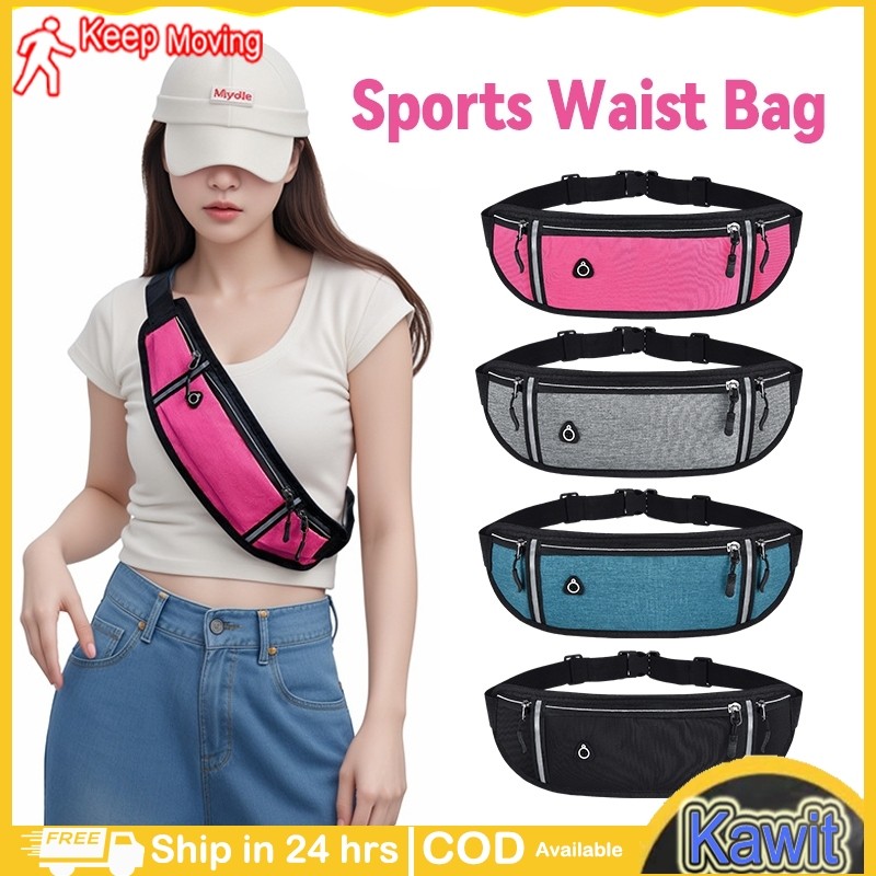 Waist Bags Running Bag Adjustable Portable Pouch Runners Workout Waist ...