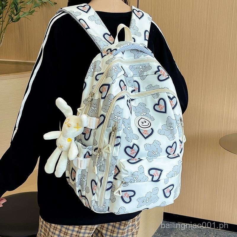 Junior High School Girls Backpack Large Capacity Elementary School ...