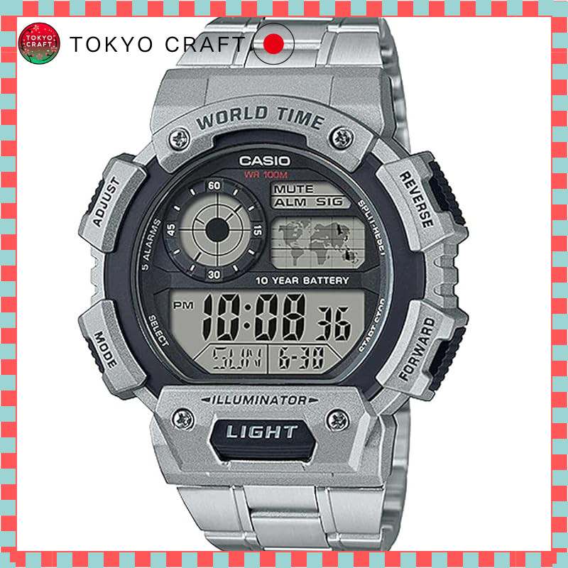 【direct from Japan】 [Casio] CASIO World Time Digital Men's Wristwatch ...