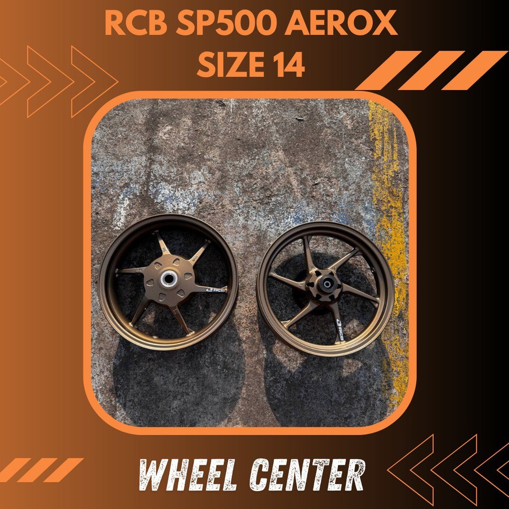 Racing boy RCB SP500 mags wheels for yamaha aerox v1 and v2 | Shopee ...