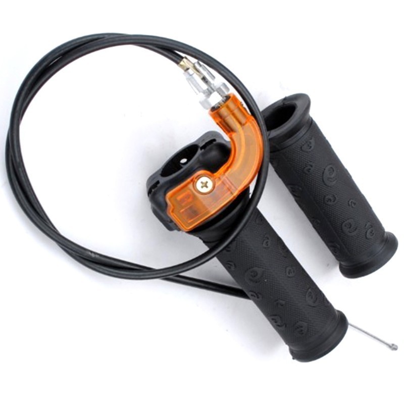 (EXQU-PH) 1 Pair for ATV Pocket Dirt Bike 49CC 2-Stroke Throttle Grip ...